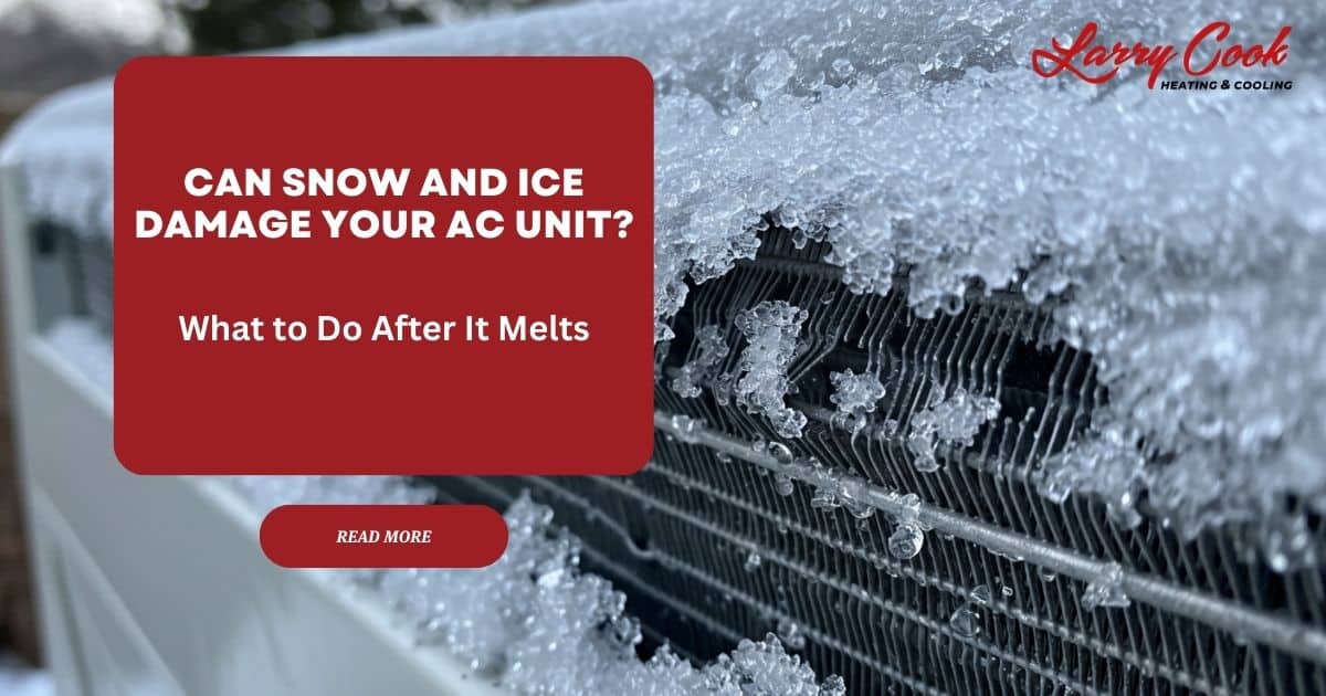 Can Snow and Ice Damage Your AC Unit?